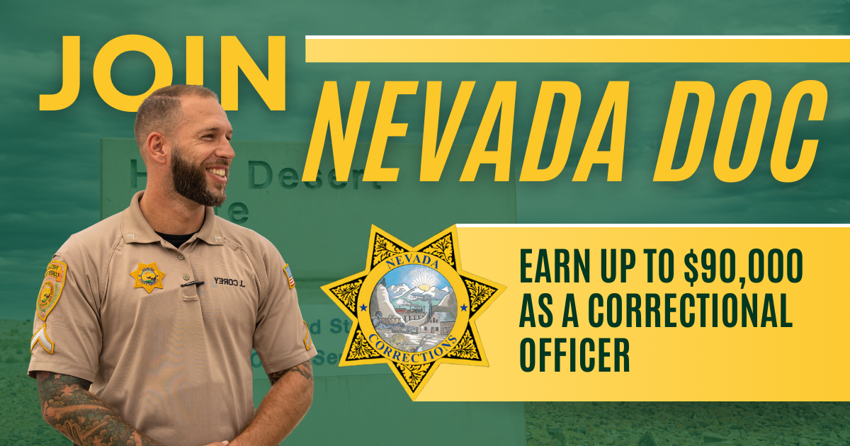 Earn up to $90,000 with Nevada Department of Corrections